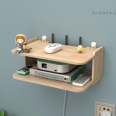 Wall Mounted Stand for Wifi Router / Multipurpose Wooden Shelf | Daraz.pk