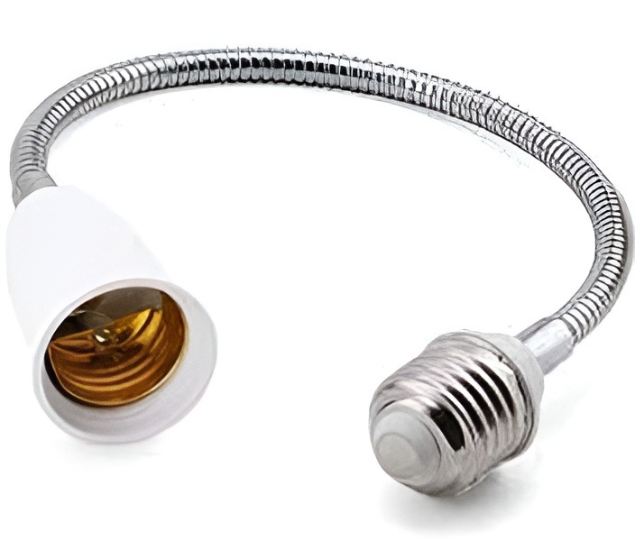E27/E27 Flexible Extension Bulb Holder - 30 cm Length | Daraz.pk