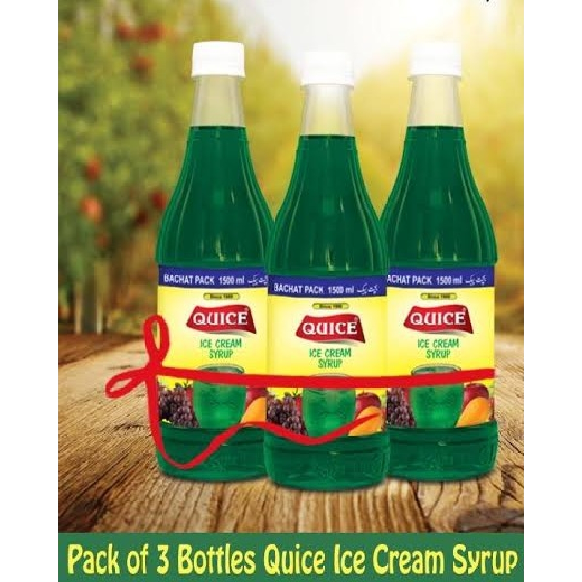 3pack Quice ice cream syrup pack by 3 | Daraz.pk