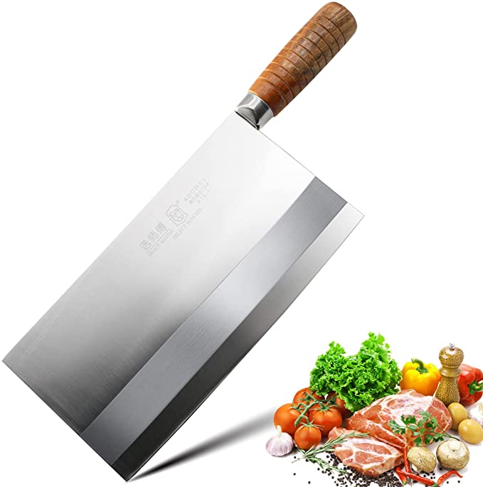 Huge Chinese Cheff Knife Kitchen Cleaver 9" Professional Knife Super ...