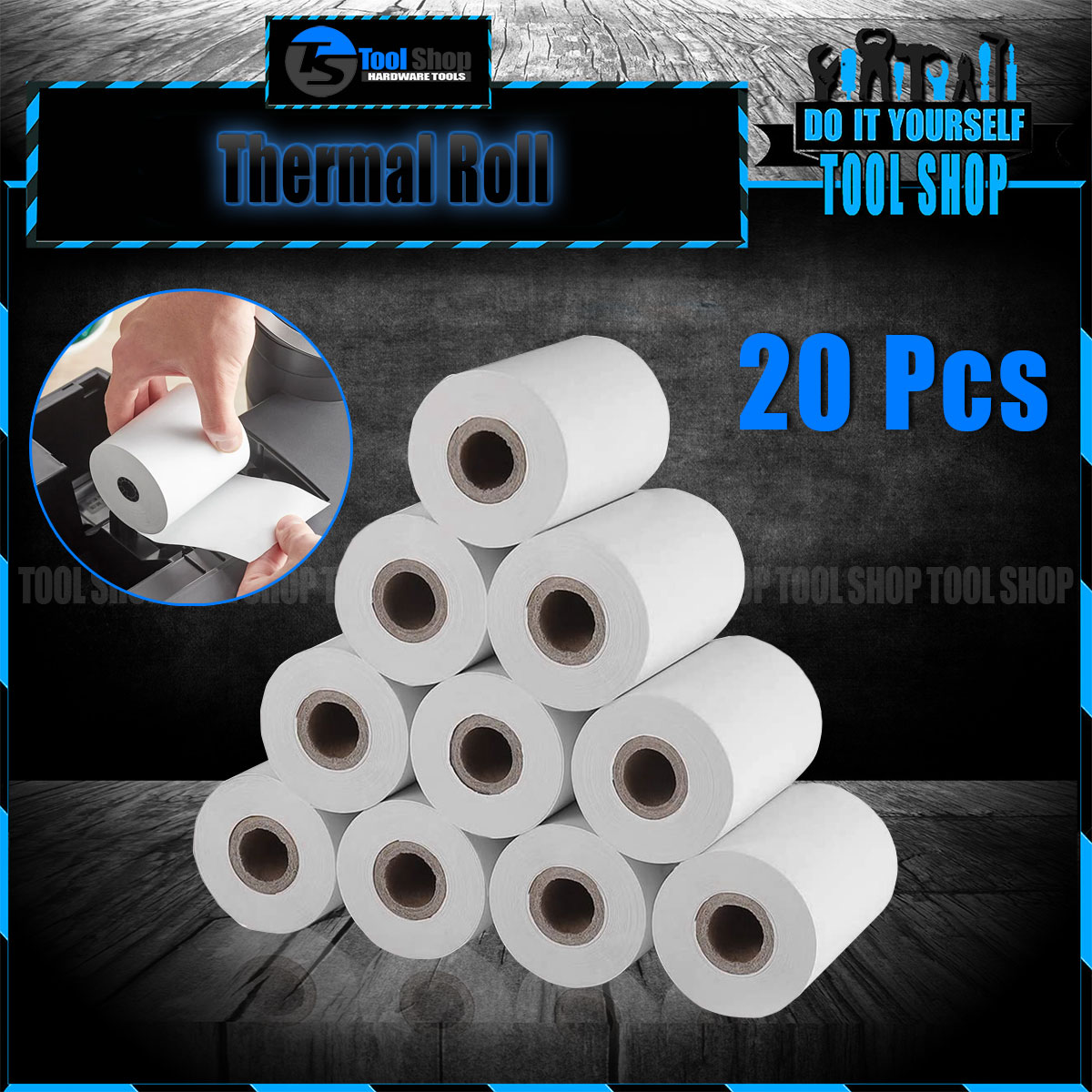 POS Thermal Printer Roll 79mm x 20 meter - 3 inch. | Daraz.pk