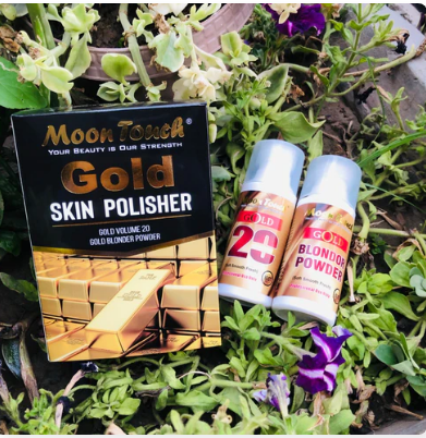Gold Skin Polish Mini Set || Moon Touch | Daraz.pk