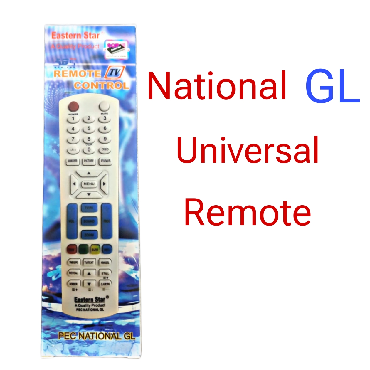 National GL Universal Remote Control For All models Of National GL Tv ...