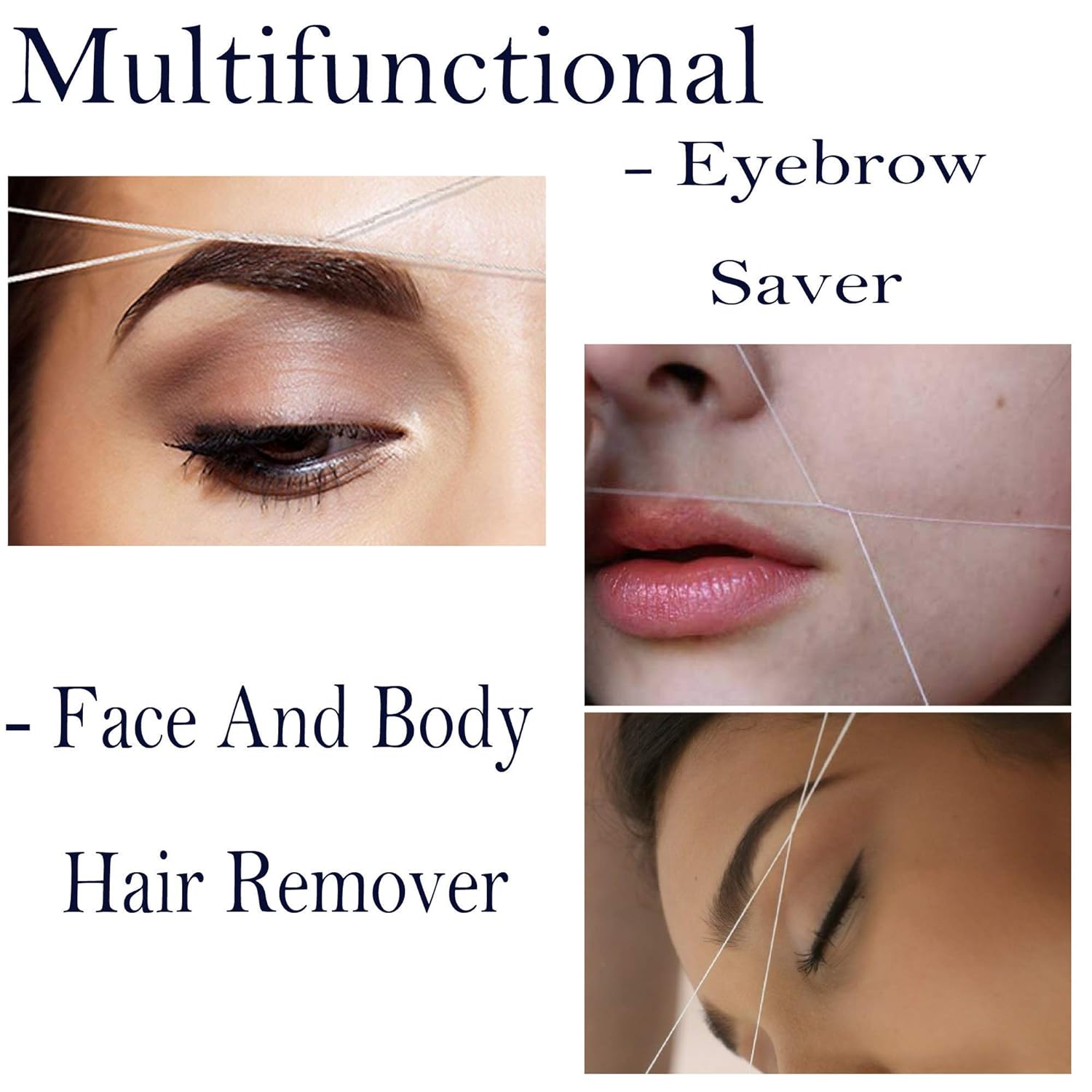 Slidne Eyebrow Face & Body Hair Threading Hair Removal System Machine ...