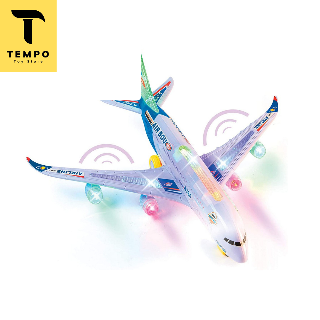 Mini Airbus A380 Electric Airplane Model Light & Sound Toy | Daraz.pk