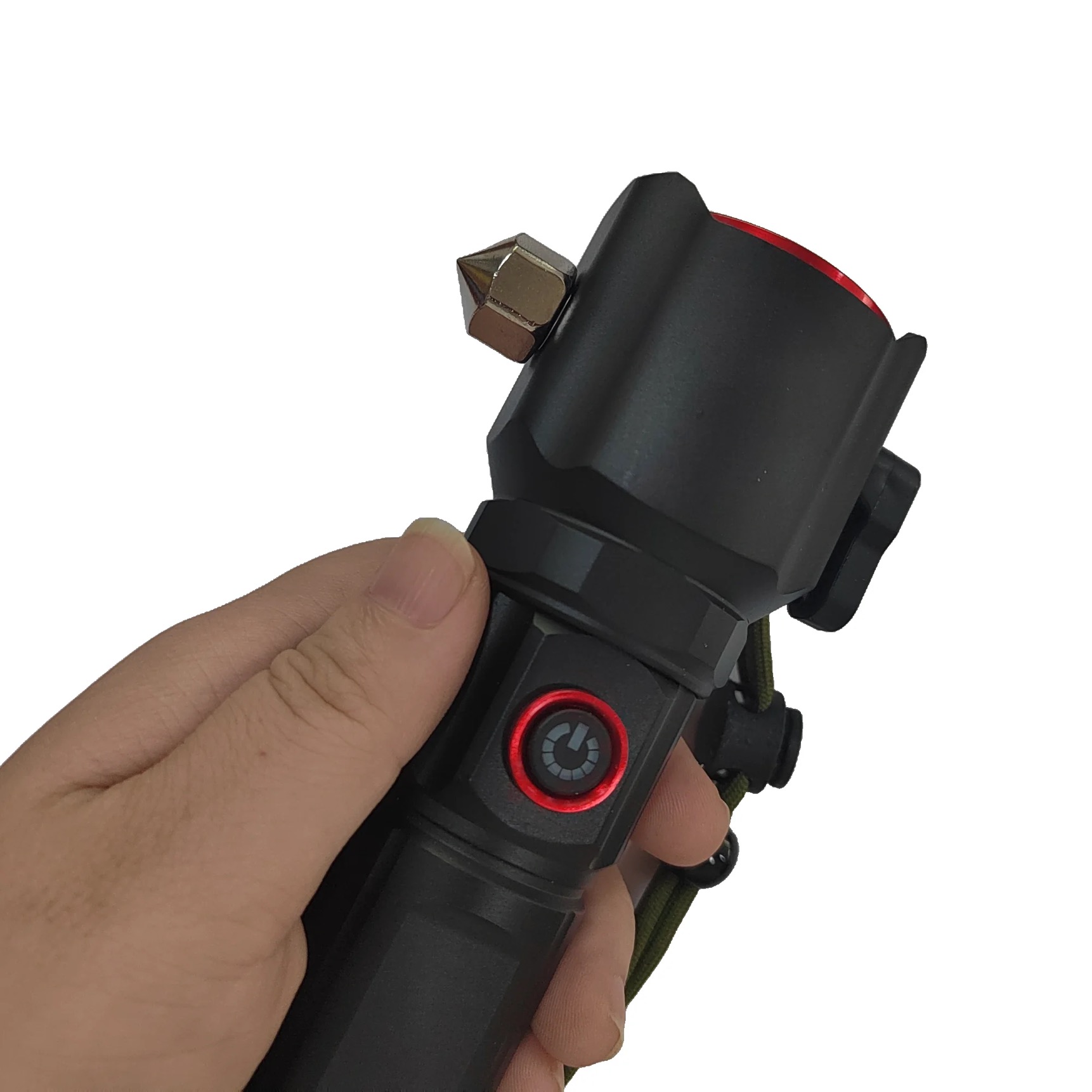 Rechargeable safety hammer LED torch light escape rescue car emergency ...
