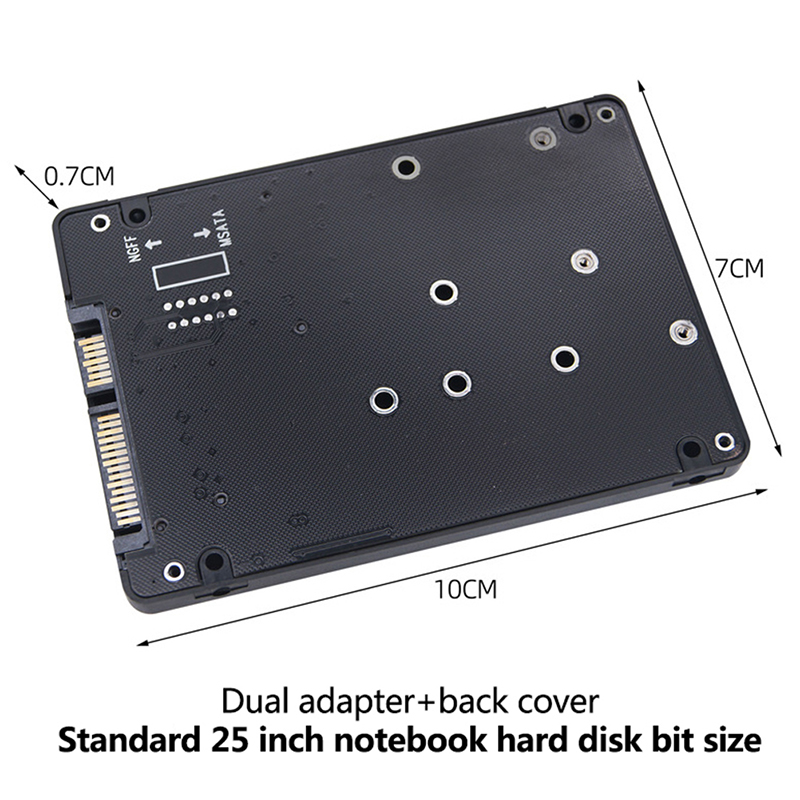 NGFF To SATA 3 HDD Enclosure MSATA SSD Adapter M.2 SATA Protocol Adapter Board | Daraz.pk