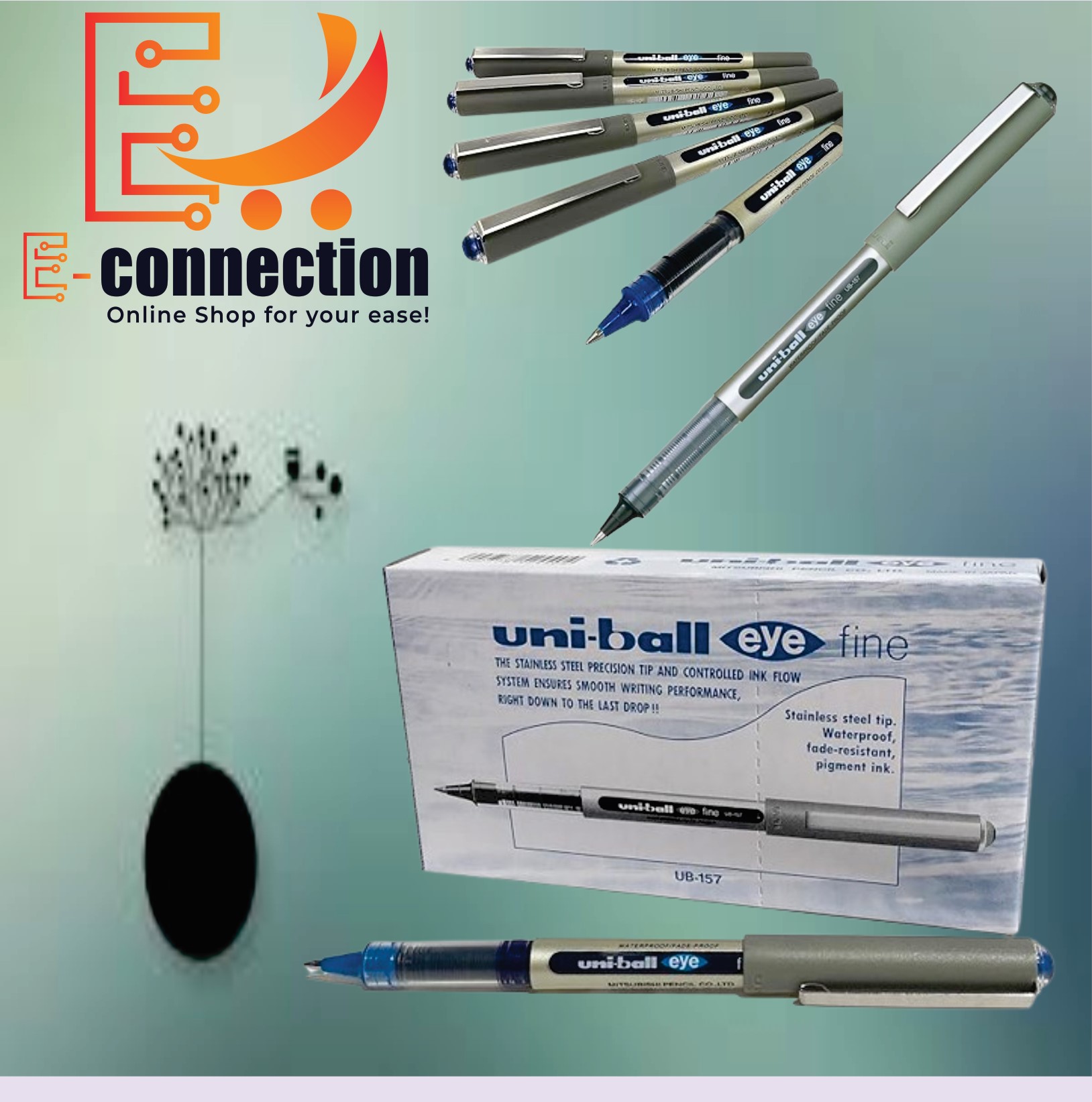 UNI BALL EYE FINE UB-157 (0.7MM) Colour available blue and black | Daraz.pk