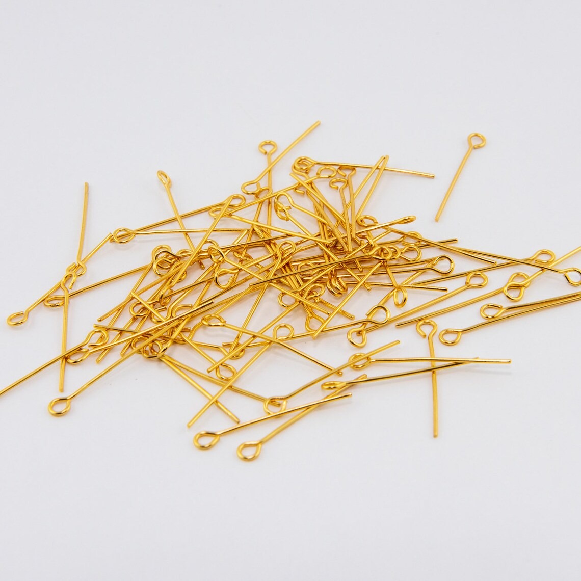 Steel Flat Head Pin Findings Headpins For Jewelry Making Diy Supplies ...