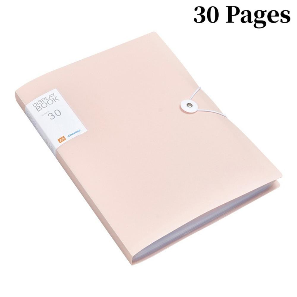 2024 A4 File Folders Display Book 4 Hole Binder Folders Morandi Color ...