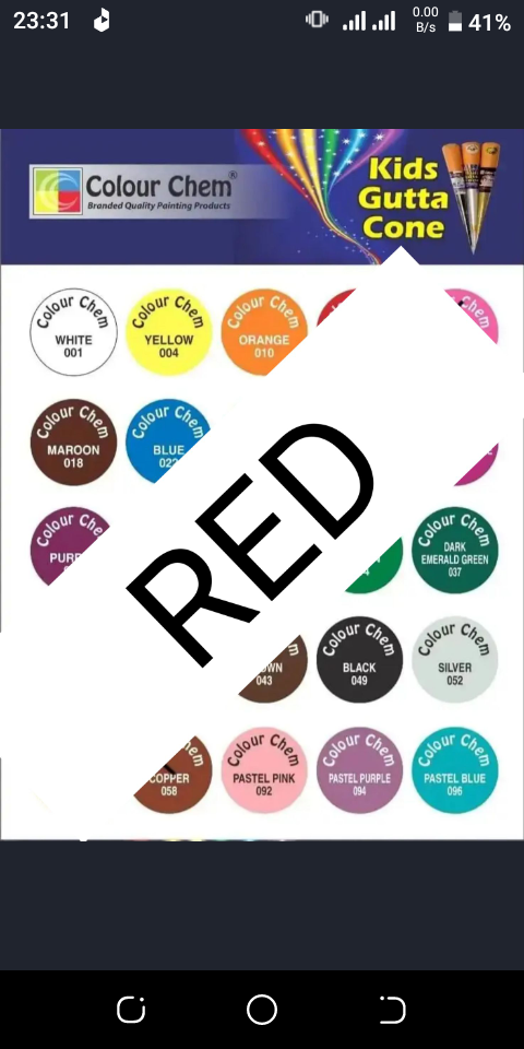 1Pcs 40ML Colour Chem Fabric Gutta Cone Lead/Outliner Outlining Silk ...