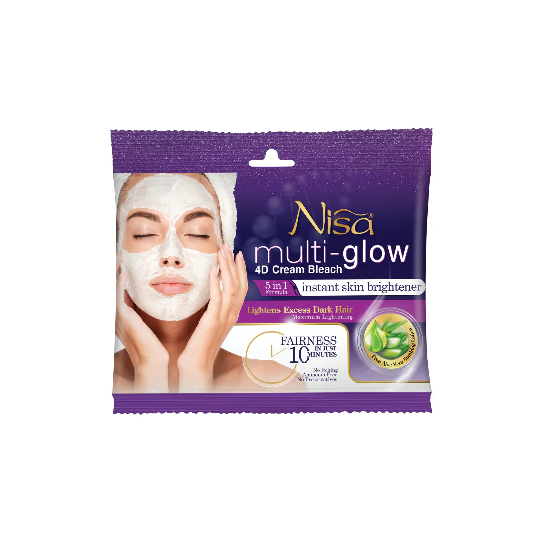 Nisa Multi Glow 4D Cream Bleach From: Beauty Vibe | Daraz.pk