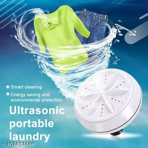 Mini Portable Ultrasonic Turbine Washing Machine Turner USB Powered ...