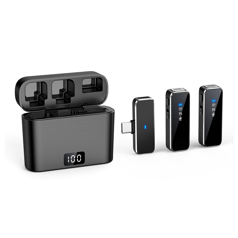 Amgras SoundMeta Ⅲ Active Noise Cancellation ANC Wireless Microphone ...