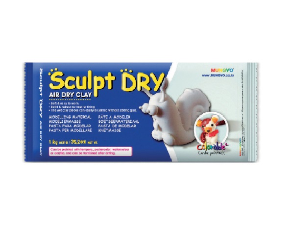Mungyo Sculpture Air Dry Clay 250g Made in Korea KS | Daraz.pk