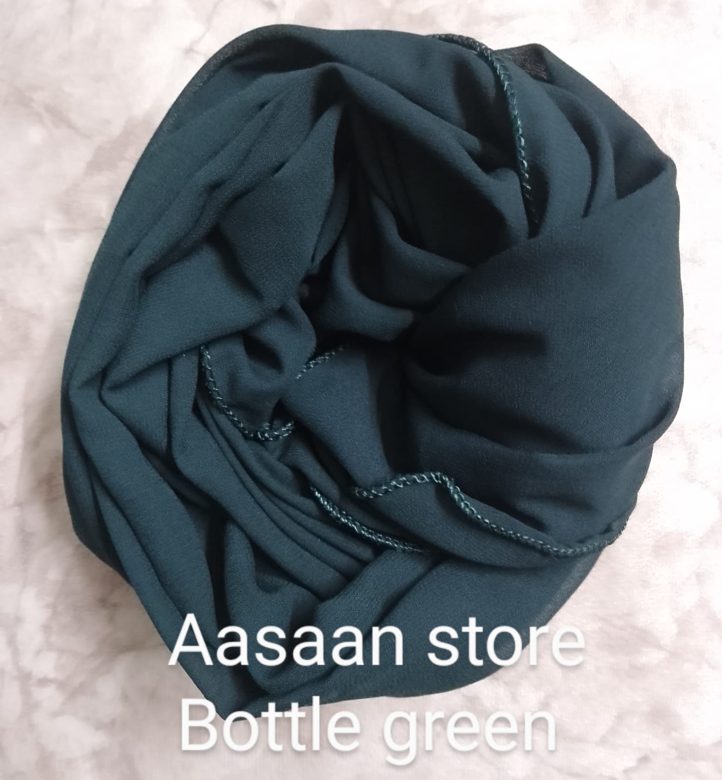 Luxury - Plain Chiffon Georgette Hijab Stoller Scarf- Multicolour ...