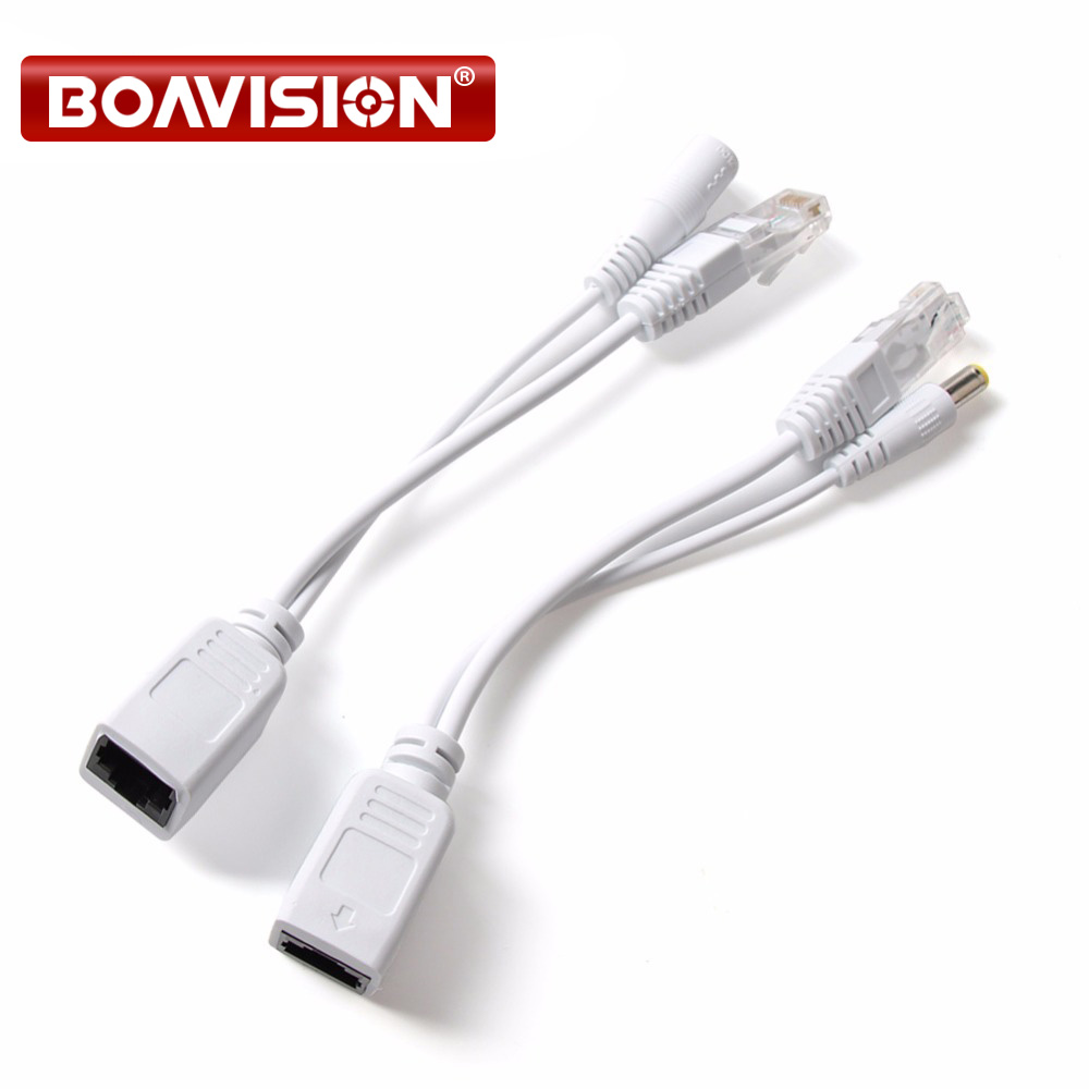 POE Injector POE Splitter Kit 5V 12V 24V 48V POE Adapter RJ45 Cable ...