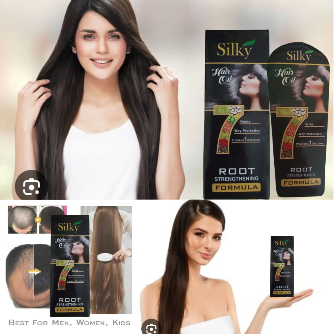 Silky Hair Oil With 7 herbs, 7 Way Protection, 7 Problems 1 Solution ...
