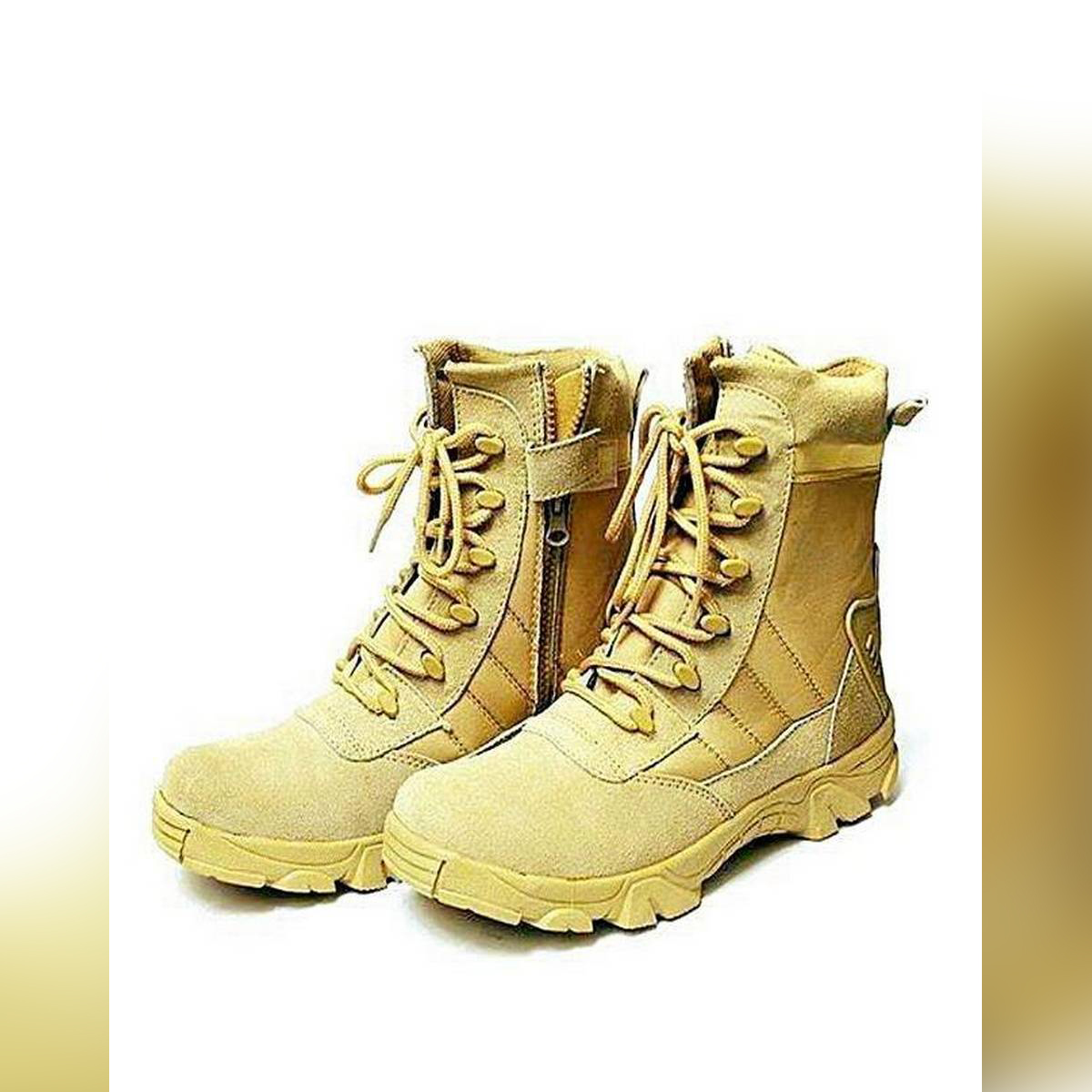 Army Zipper Long Boots for Men | Daraz.pk