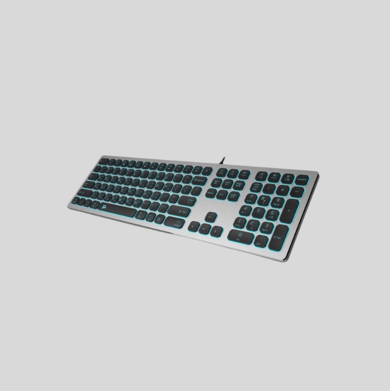 B.FRIEND Aluminum Slim Keyboard Wired - UK Layout Compatible with Apple ...
