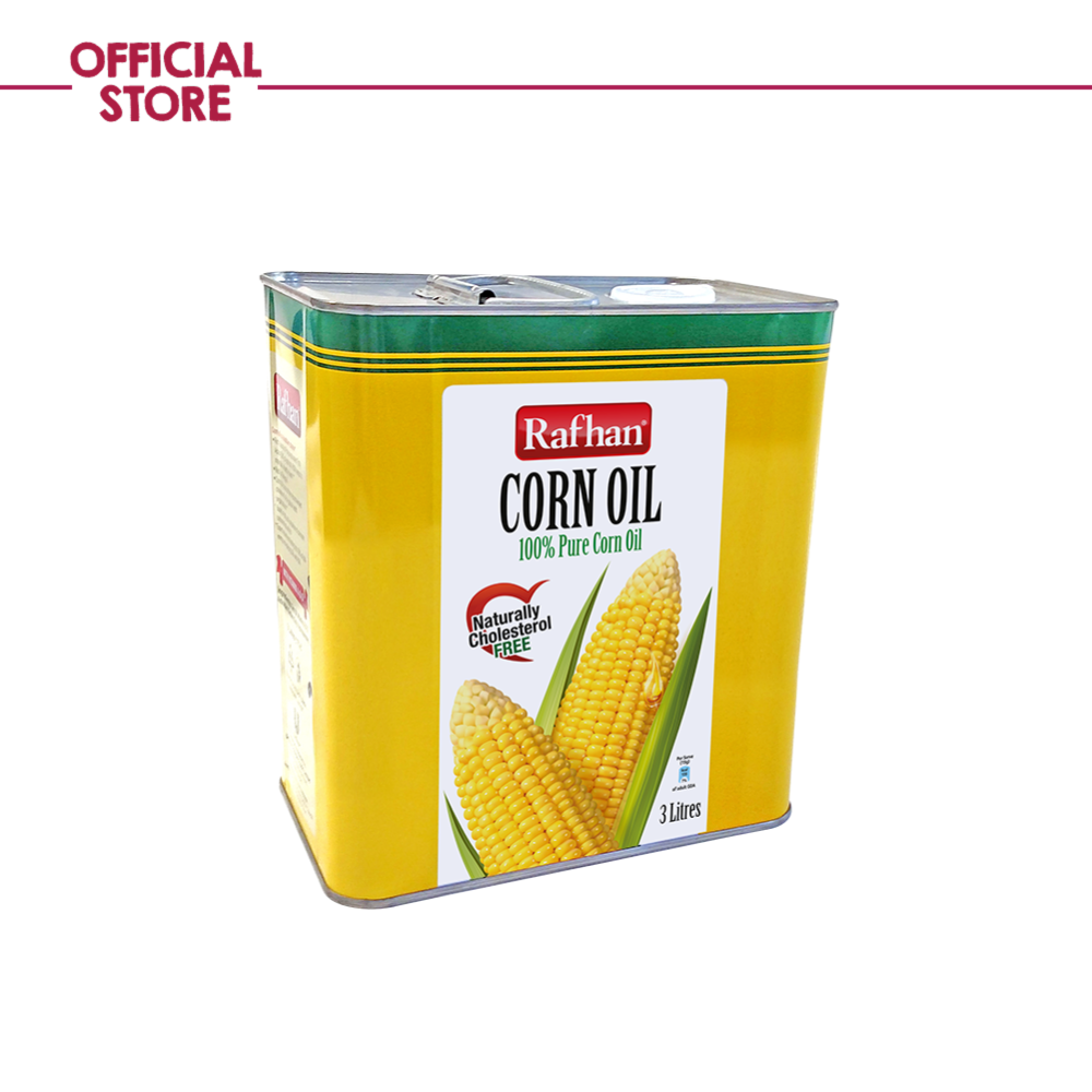 Rafhan Corn Oil Tin - 3L | Daraz.pk