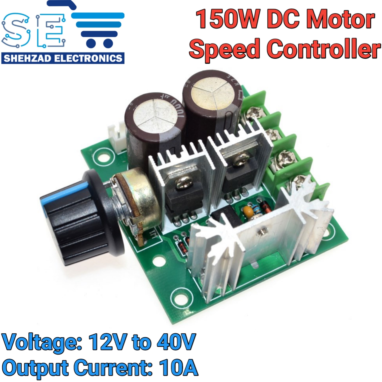 DC Fan Motor PWM Speed Controller Module Regulator DC Dimmer | Daraz.pk