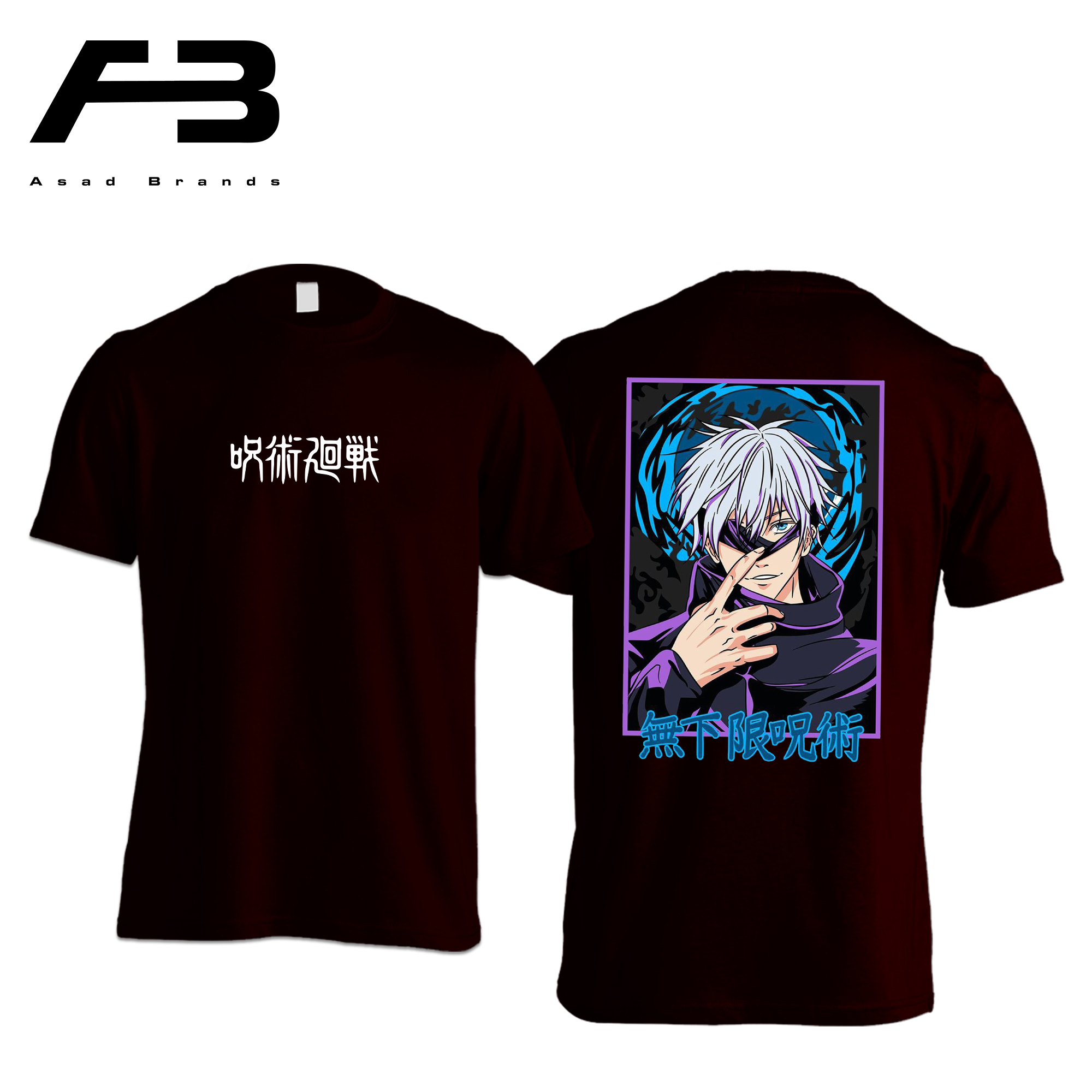 Satoru Gojo Design Graphic T-shirt For Men and Women | Daraz.pk