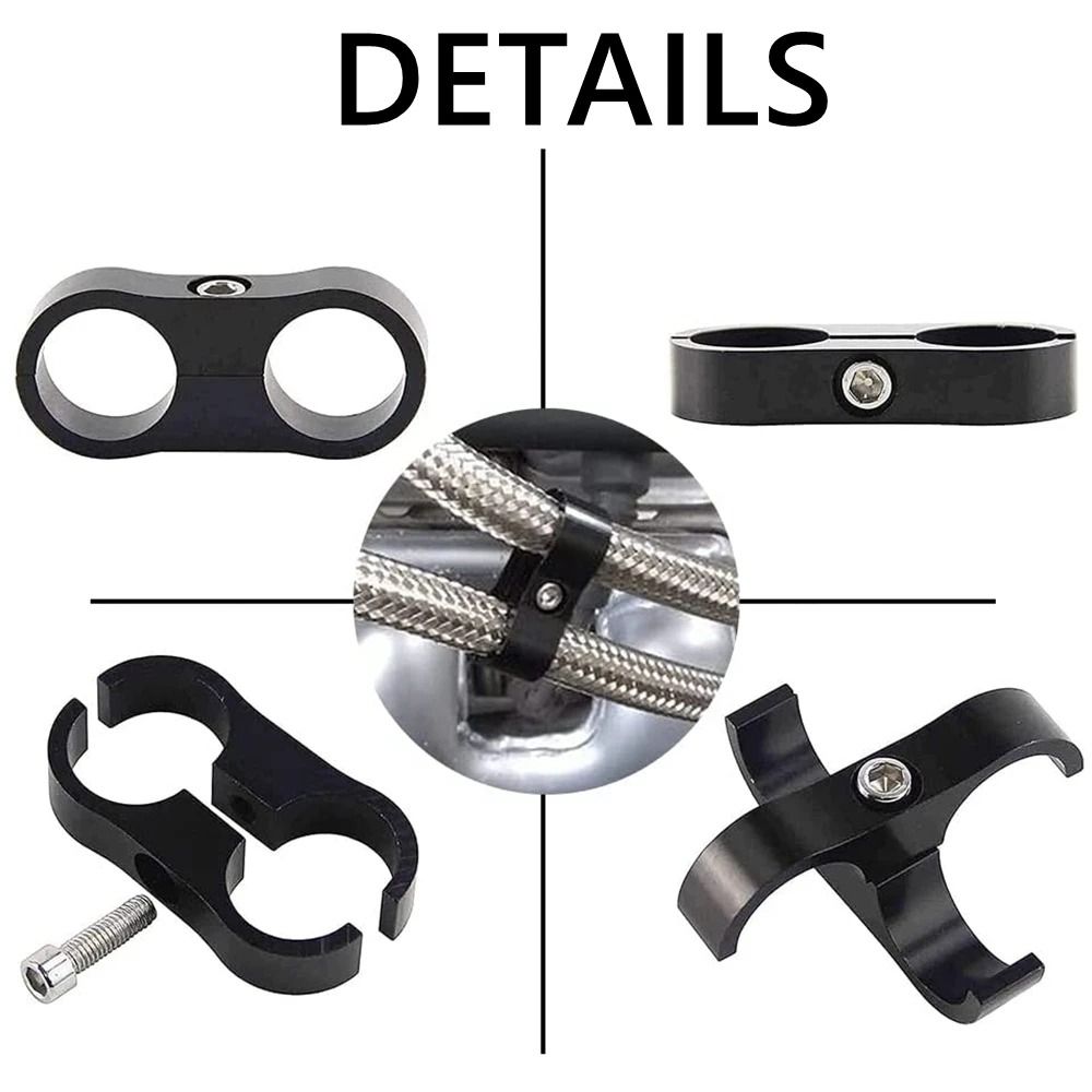 Kit Car Separator AN4 AN6 AN8 Fixed Pipe Clamp Divider Clamp Braided ...