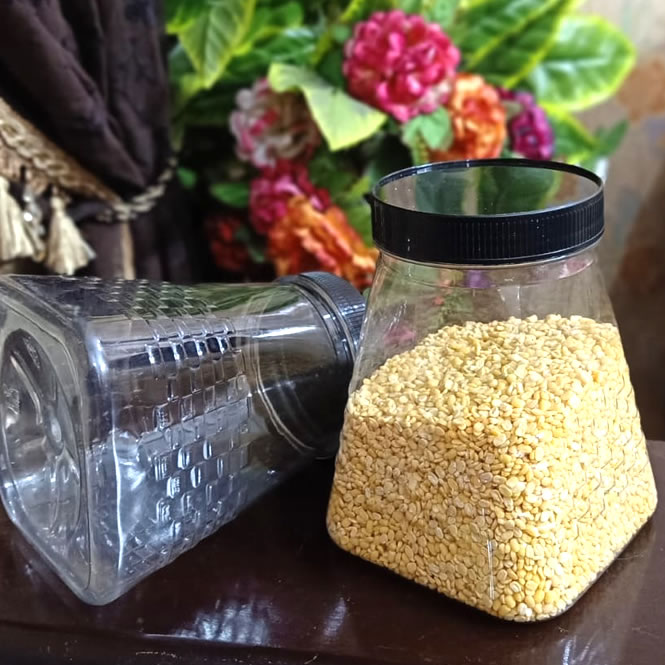 PYRAMID JAR FOR KITCHEN STORAGE - 12 PCS PYRAMID SHAPE | Daraz.pk