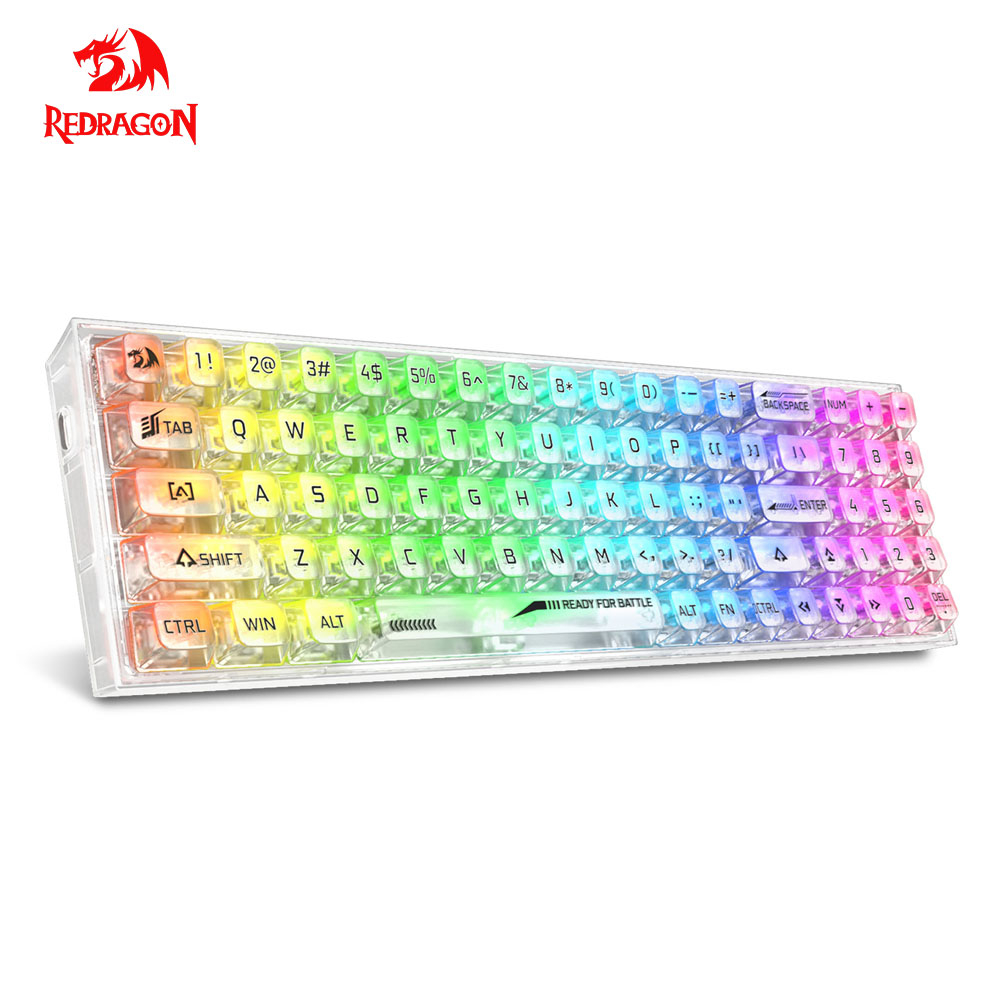 Redragon Irelia Pro RGB Wireless Mechanical Keyboard White | Daraz.pk