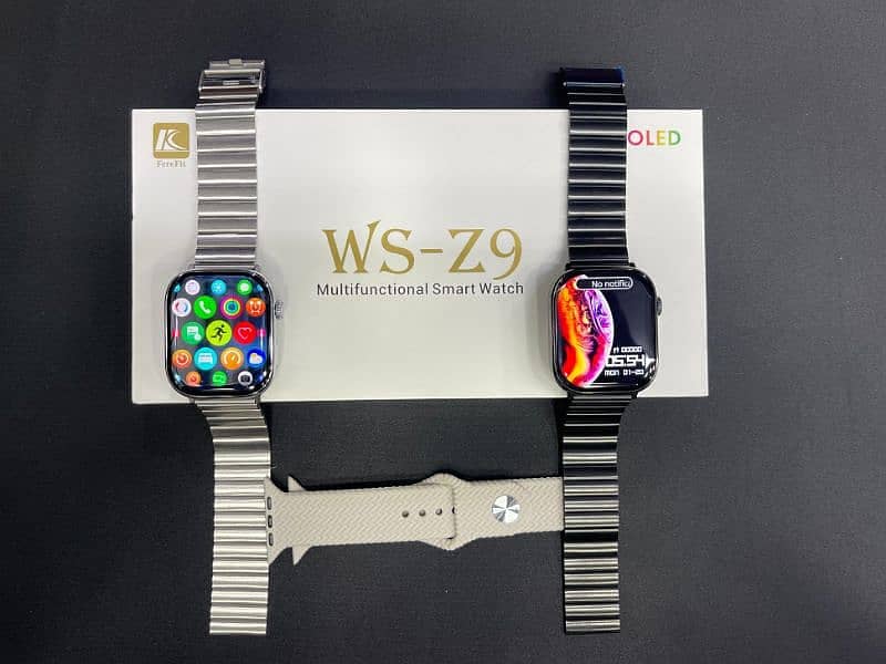 WS Z9 Max SmartWatch Stainless With Amoled Display | Daraz.pk
