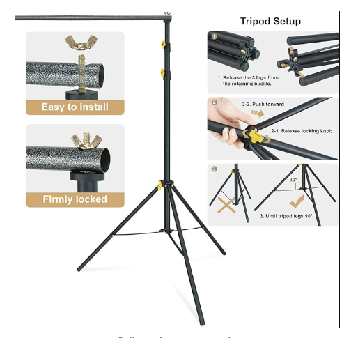 2.1M - 7ft Tripod Stand for Ring Light - Ringlight Photo - Video ...