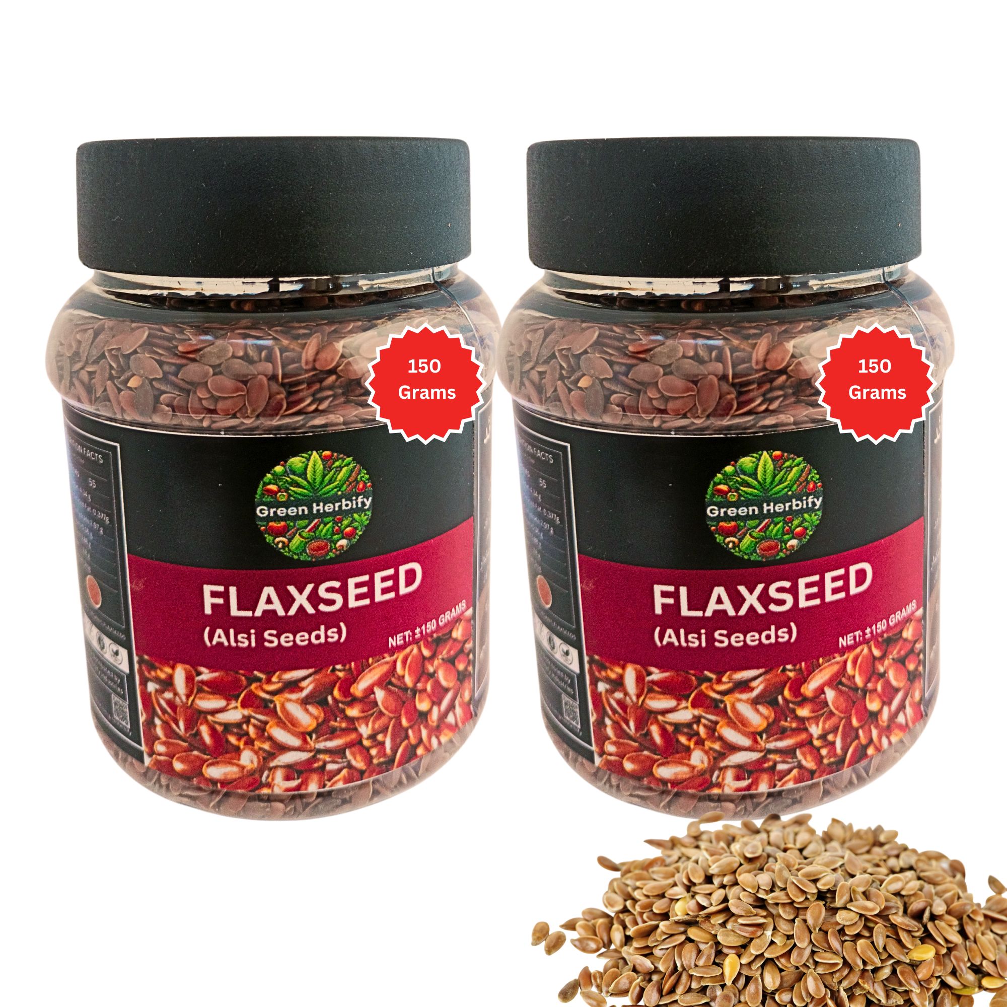 Flax Seeds 150g pack of 2 | Alsi Seeds Organic Pack | Flex Seeds for ...