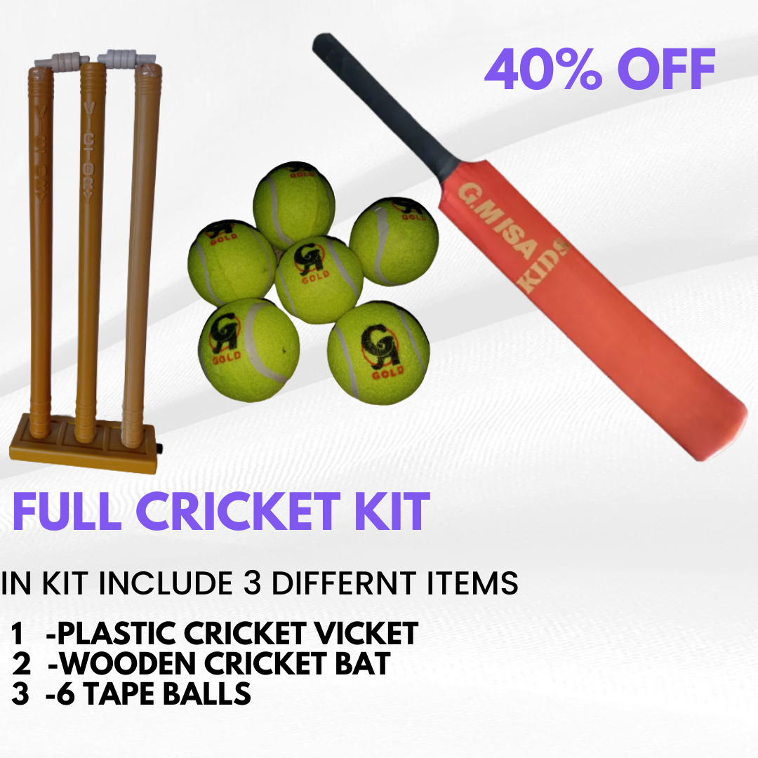 Junior Cricket Kit: Perfect for Young Players and Beginners | Daraz.pk