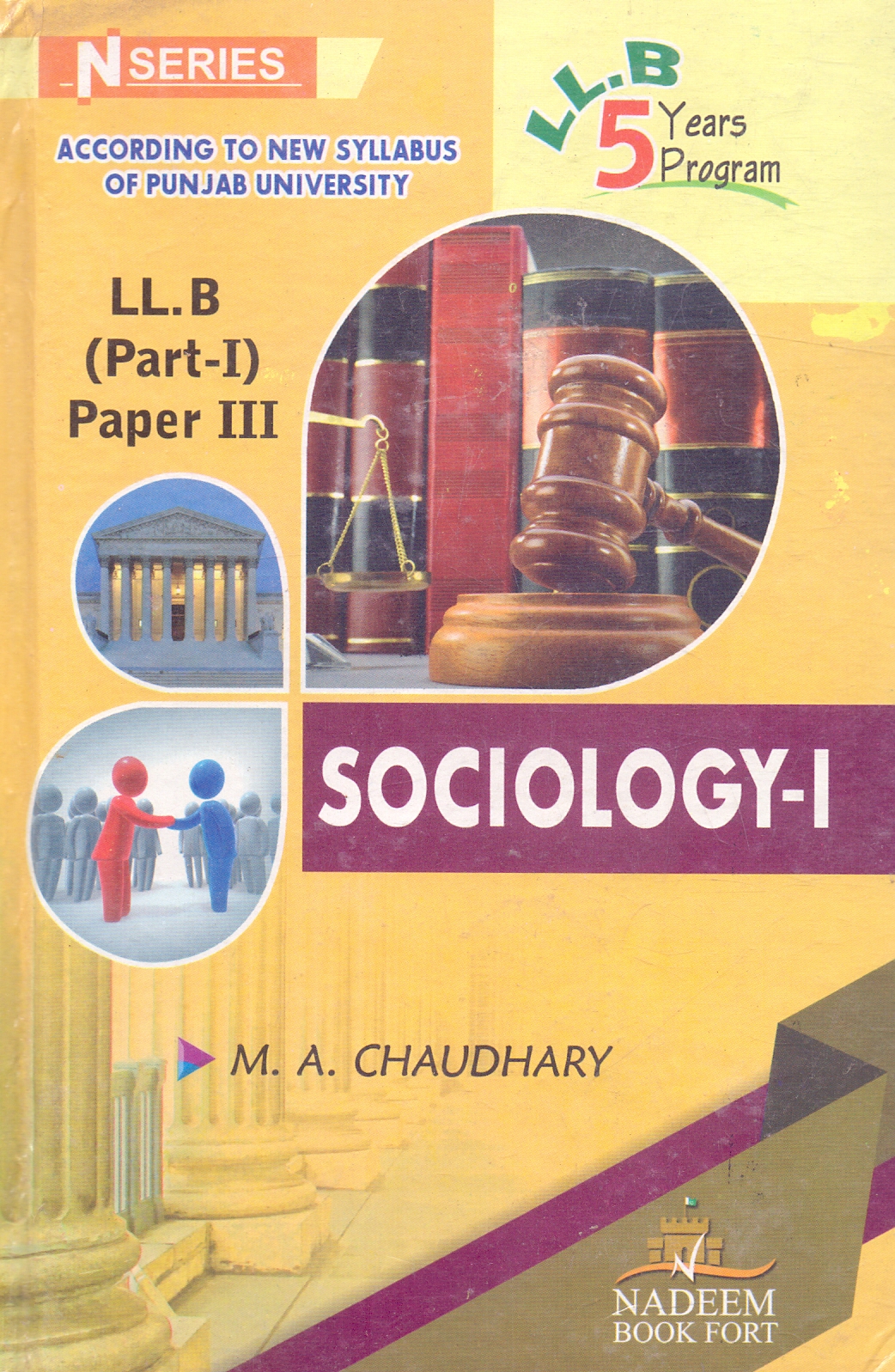 Sociology one LLB 5 Years Program Part one Paper 3 by MA Chaudhary | Daraz.pk
