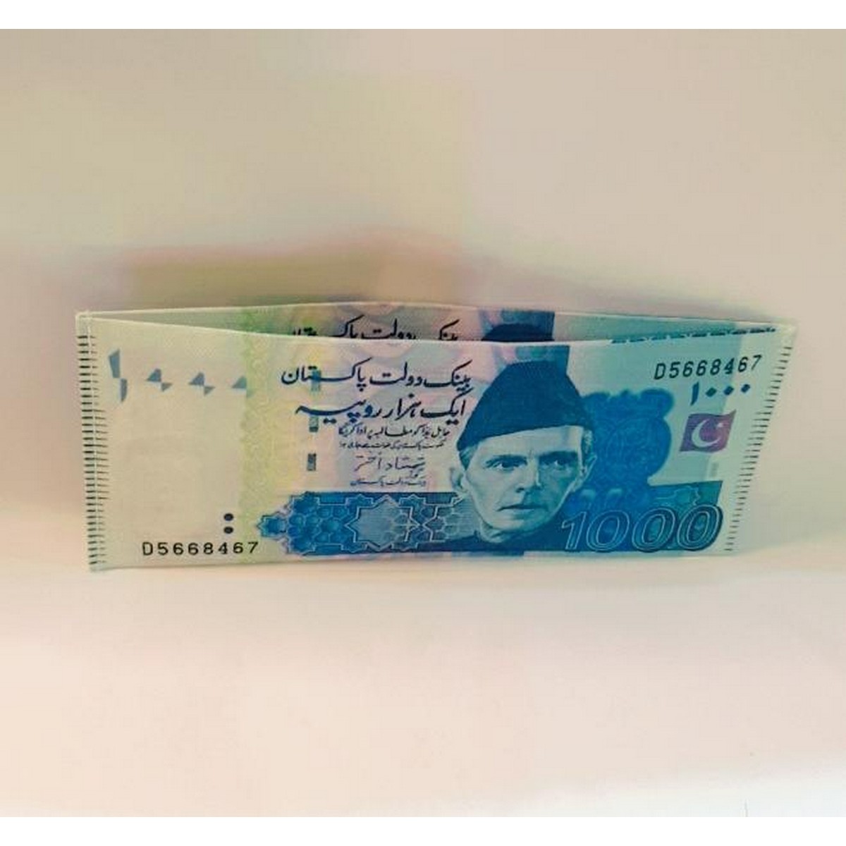 Pakistani Rs Shaped Wallet | 5000/1000 | & 100 Euro_Shaped Wallet/Purse ...