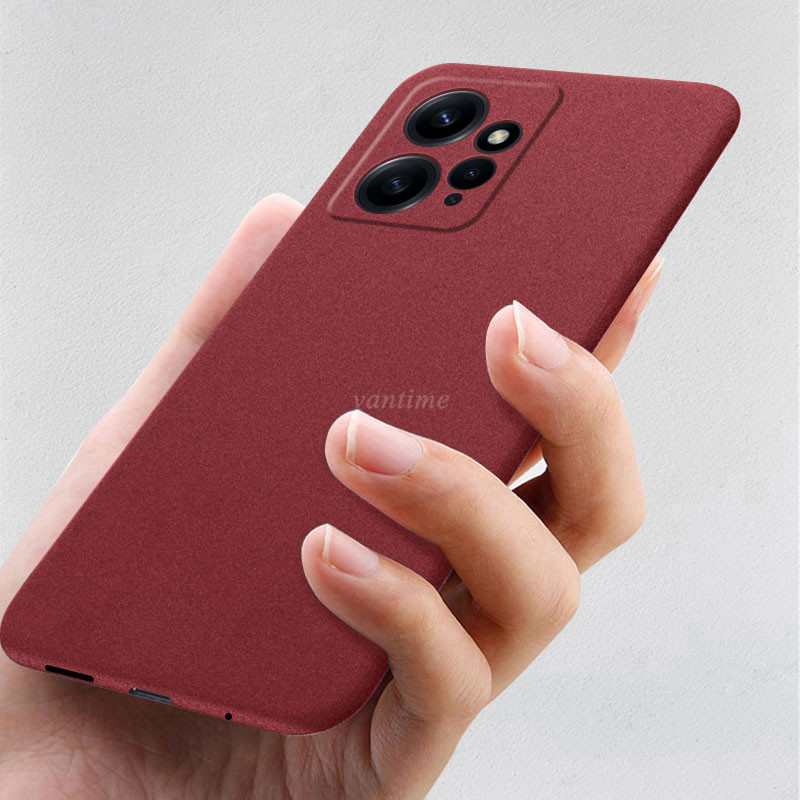 Vantime for Xiaomi Redmi Note 12 4G Case Soft Sandstone Slim Matte Cover | Daraz.pk
