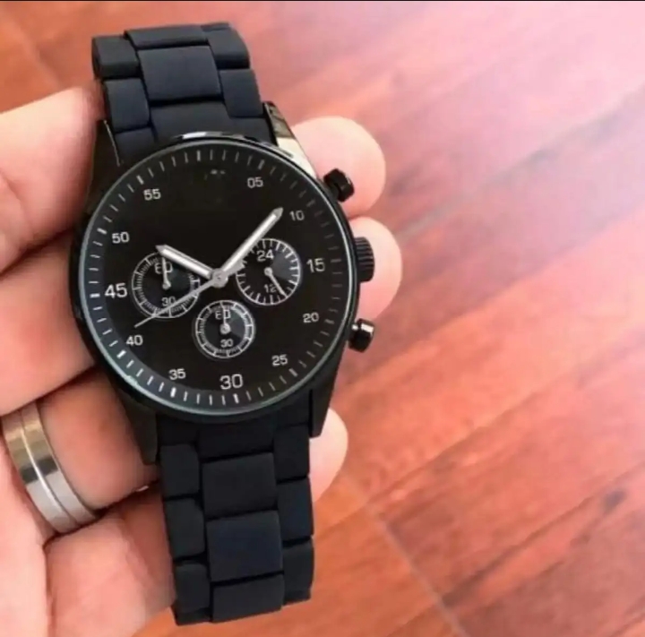 Casual Fashion Wrist Watch Rubber Straps Men Watch For Boys & Men ...