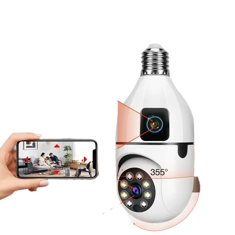 wifi Dual Lens Camera , PTZ Control, With Lighting Function ...