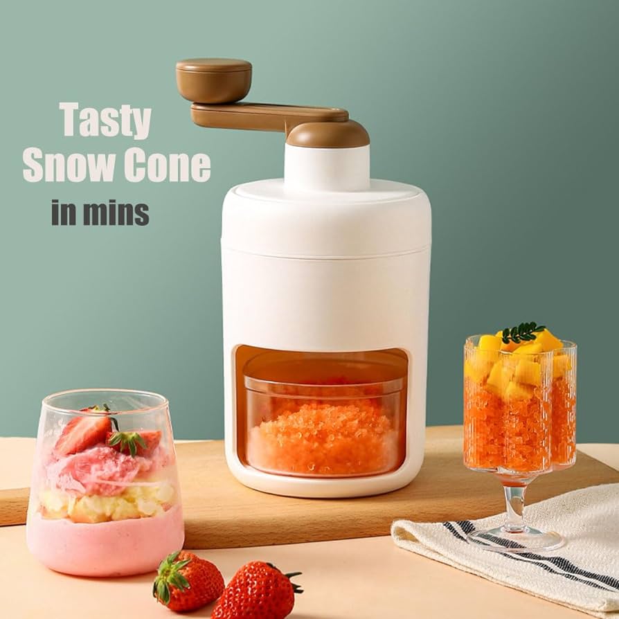 New shaved ice machine DIY home small manual ice crusher hand-shake ice ...