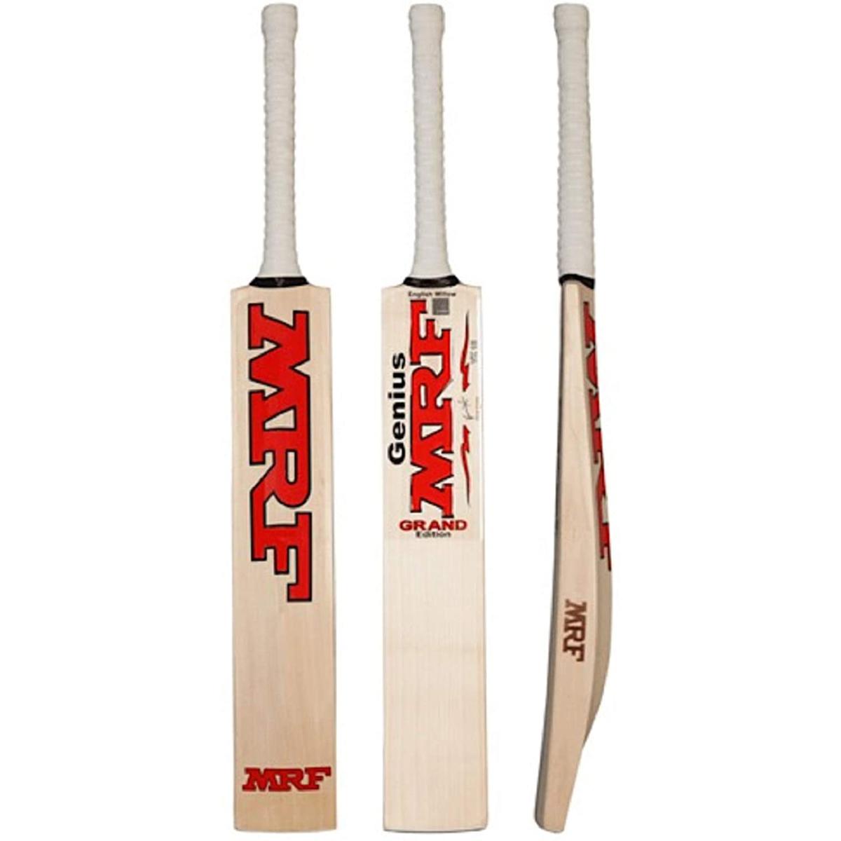 MRF Grand Edition Kashmiri Wilow Hard Ball Cricket Bat - Free Cover ...