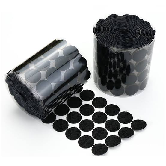 Magic Sticky Self Adhesive Velcro Hook Loop Round Pads Dots 84 Pairs ...