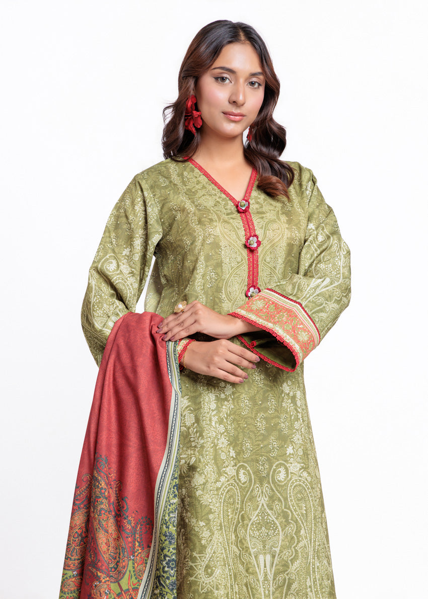 Bonanza Satrangi 3 PIECE Unstitched Dobby Suit (WU3PPBS25SO8S16) | Daraz.pk