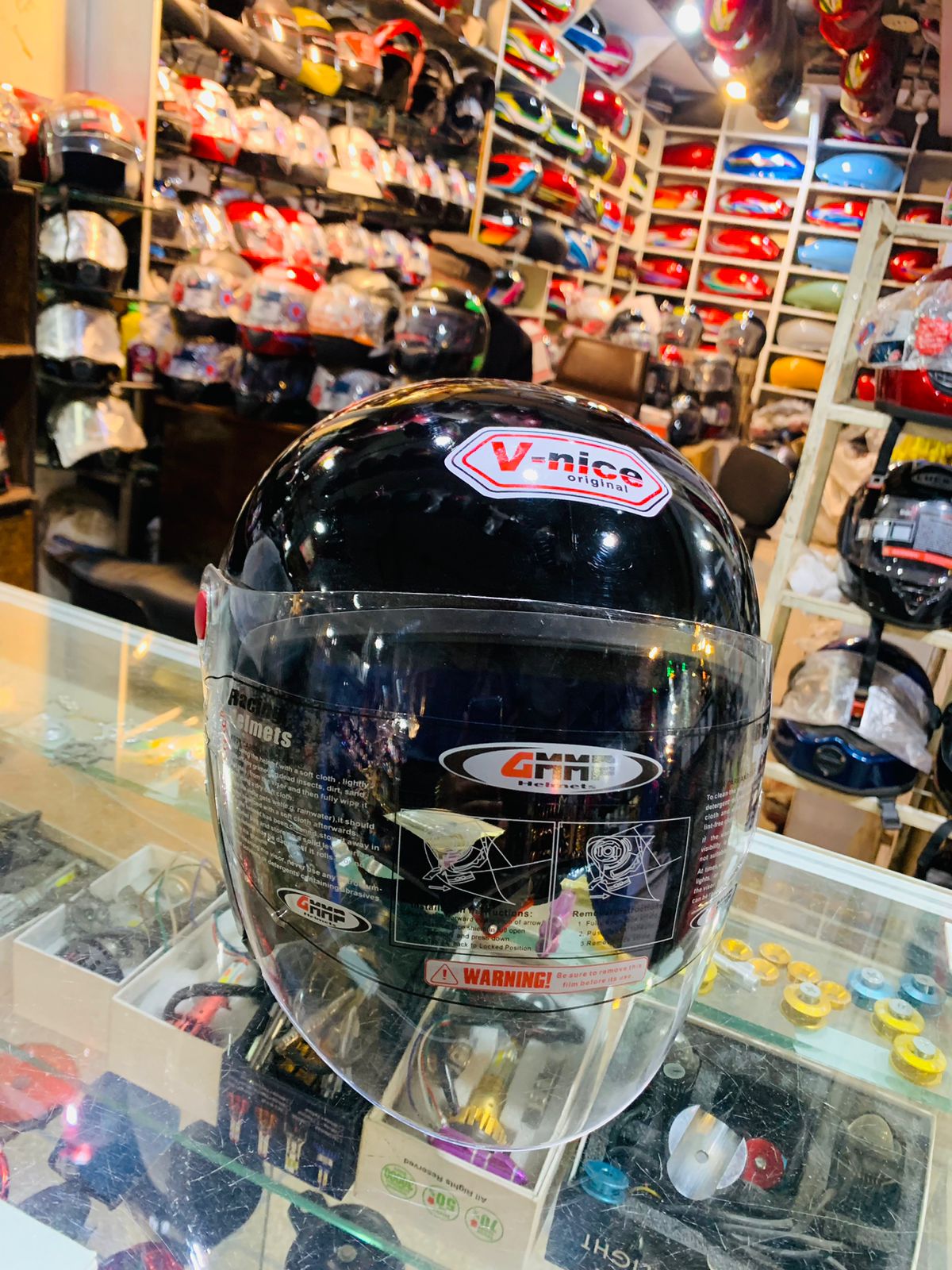 V Nice Half Face Helmet | Daraz.pk