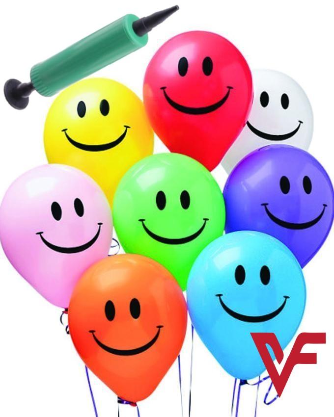 100 Balloon Happy Face Smiley Balloons Emoji Balloons Smile balloon ...