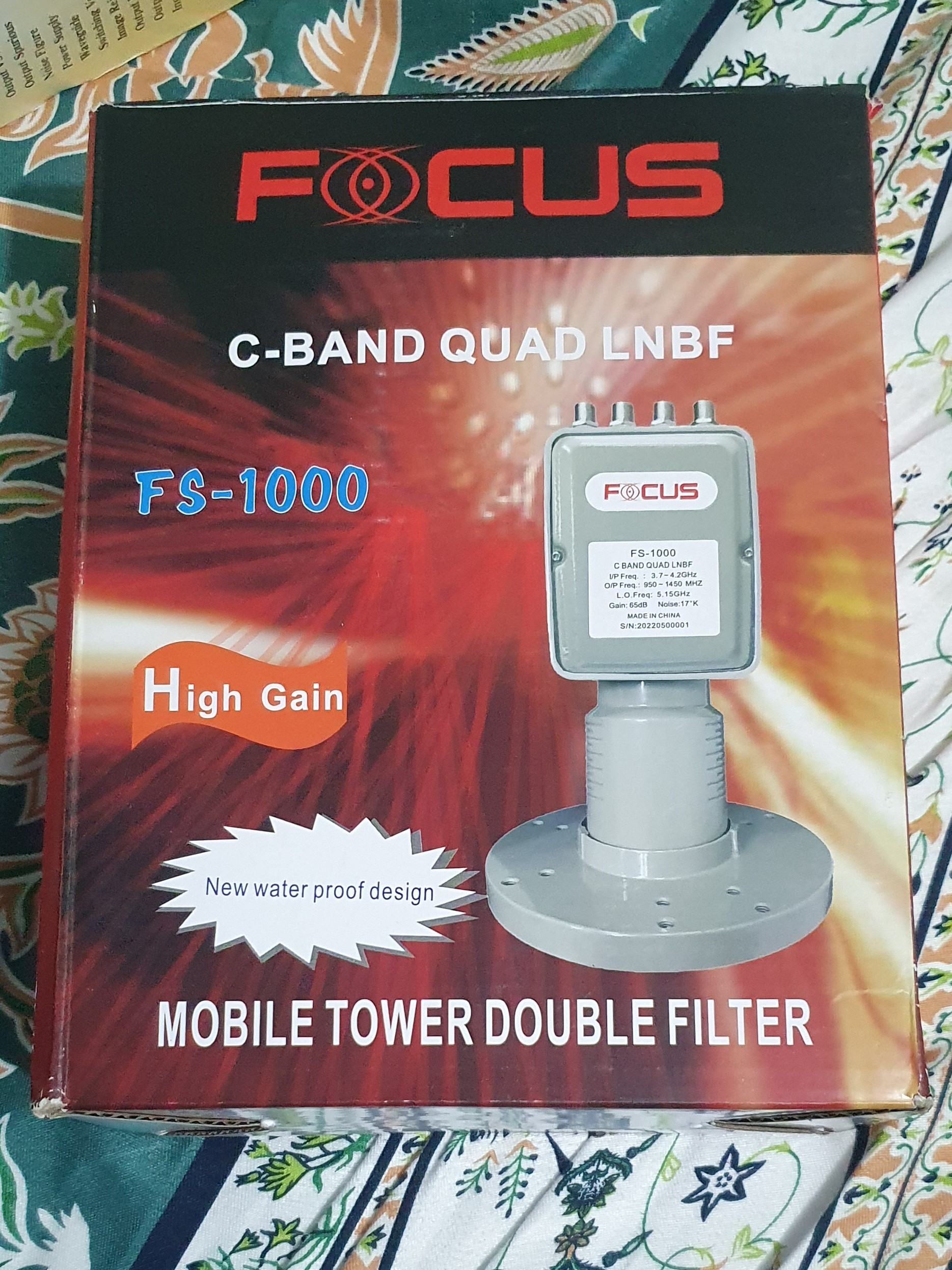 C Band 4 PIN LNB waterproof 4 Pin Fnbf | Daraz.pk