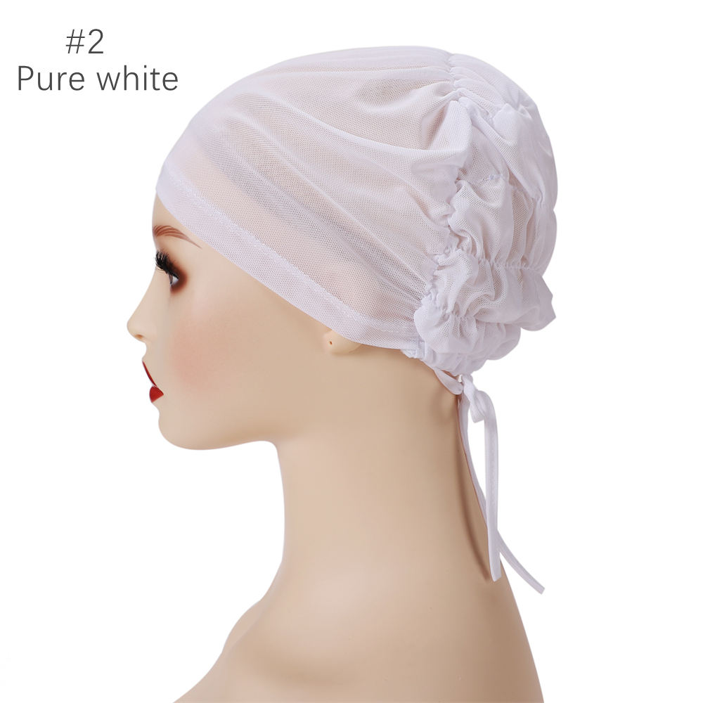 【HOT】 Breathable Hijab Undercap Summer Headcover Instant Mesh Bonnet ...