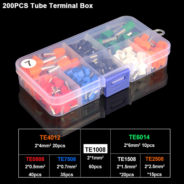 Tube Ferrule Terminal Various Box-packed Electrical Tubular Terminal ...