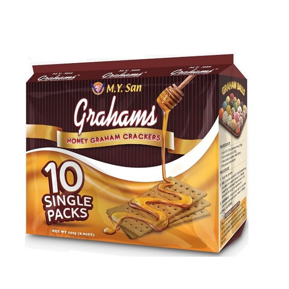 Grahams Honey Graham Biscuits Snacks 25g x 10 Packs | Daraz.pk