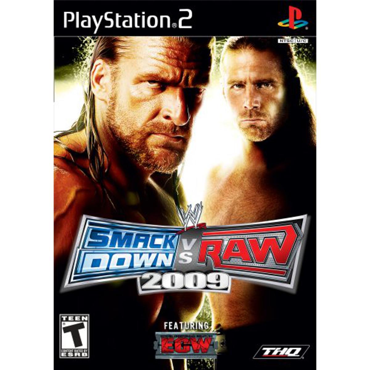 WWE SmackDown vs Raw 2009 VIDEO GAME - PlayStation 2 - Modified system ...